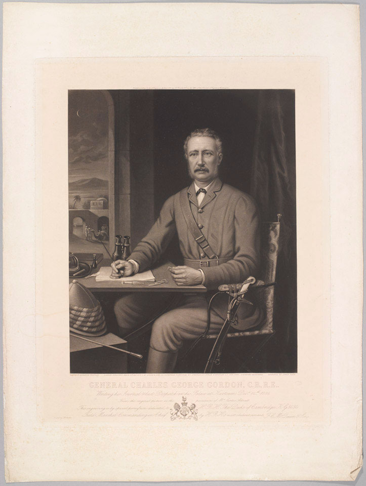 'General Charles George Gordon, C.B., R.E..', 1884 | Online Collection ...