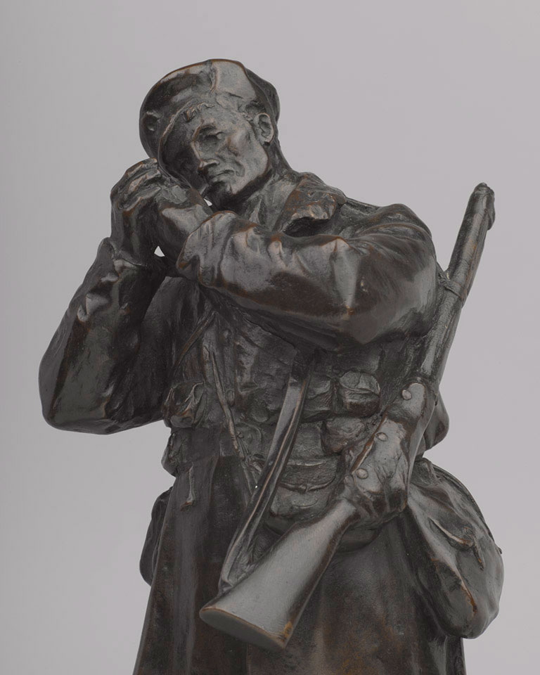 'Blighty', bronze statuette of an infantryman, 1916 (c) | Online ...