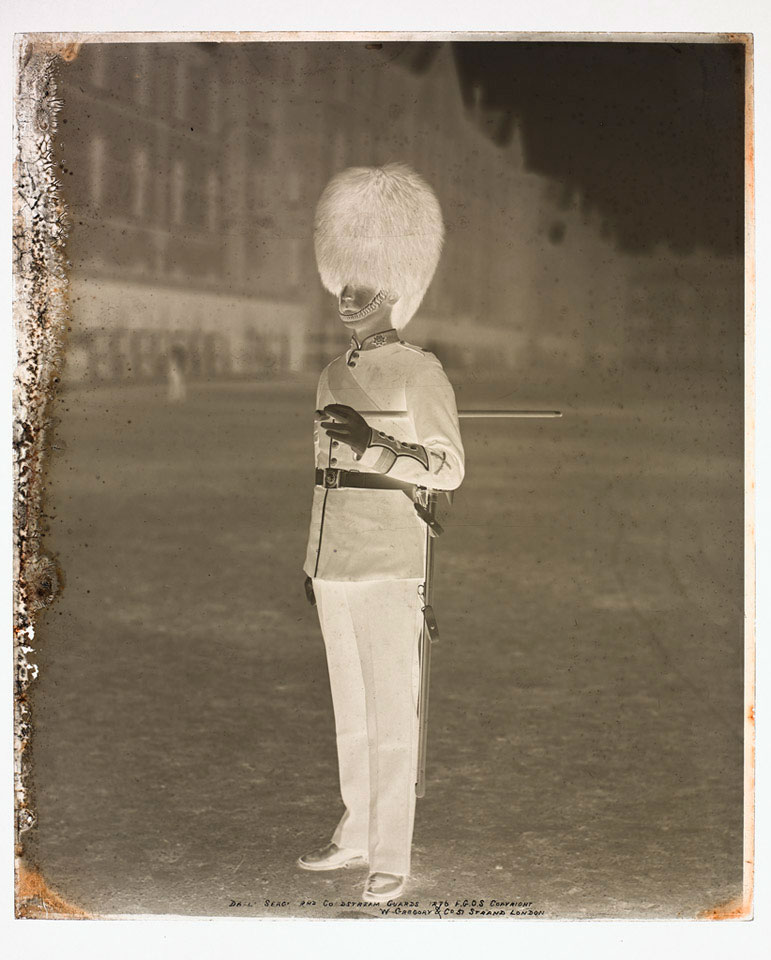 Drill Sergeant, Coldstream Guards, glass negative, 1895 (c) | Online ...