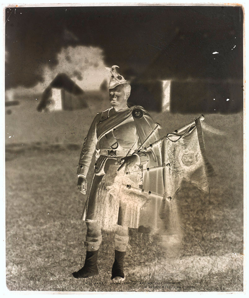 Pipe major, 7th Middlesex (London Scottish) Volunteer Rifle Corps ...