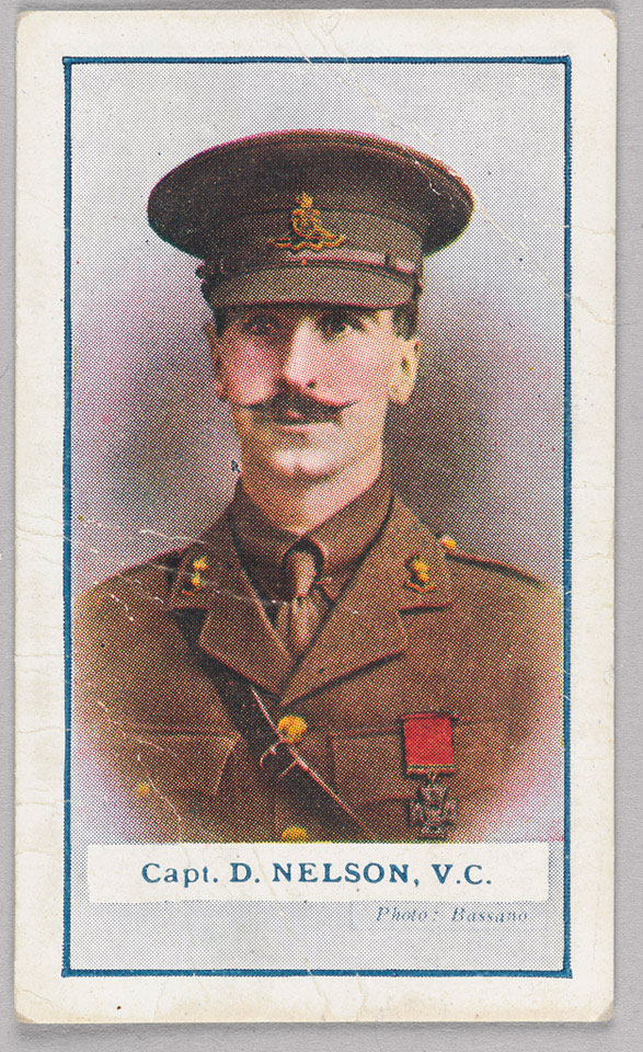 'Capt. D. Nelson, V.C.', cigarette card, 1915 | Online Collection ...