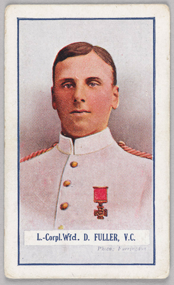 'L.-Corpl. Wfd. D. Fuller, V.C.', cigarette card, 1915 | Online ...