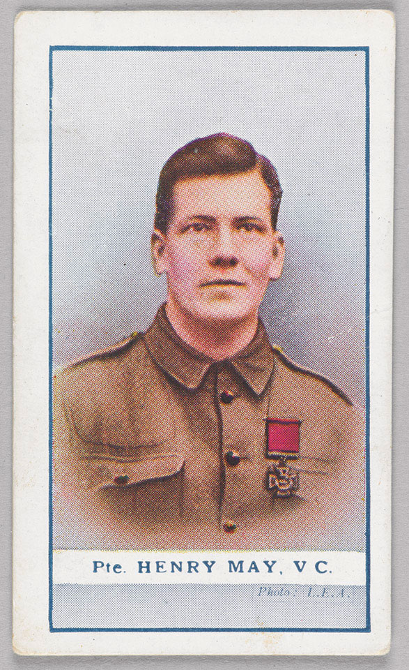 'Pte. Henry May, VC.', cigarette card, 1915 | Online Collection ...