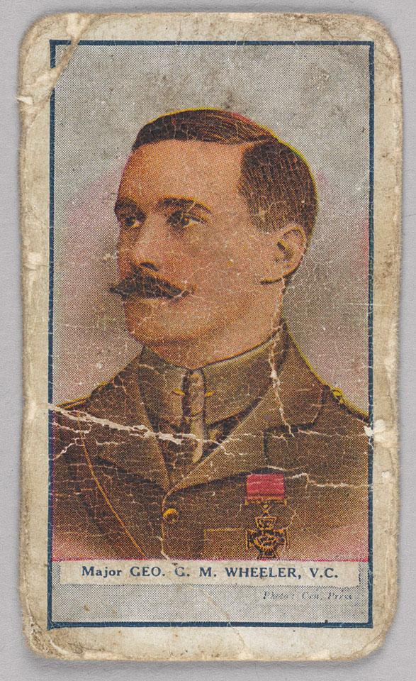 'Major Geo. G. M. Wheeler, V.C.', cigarette card, 1915 | Online ...