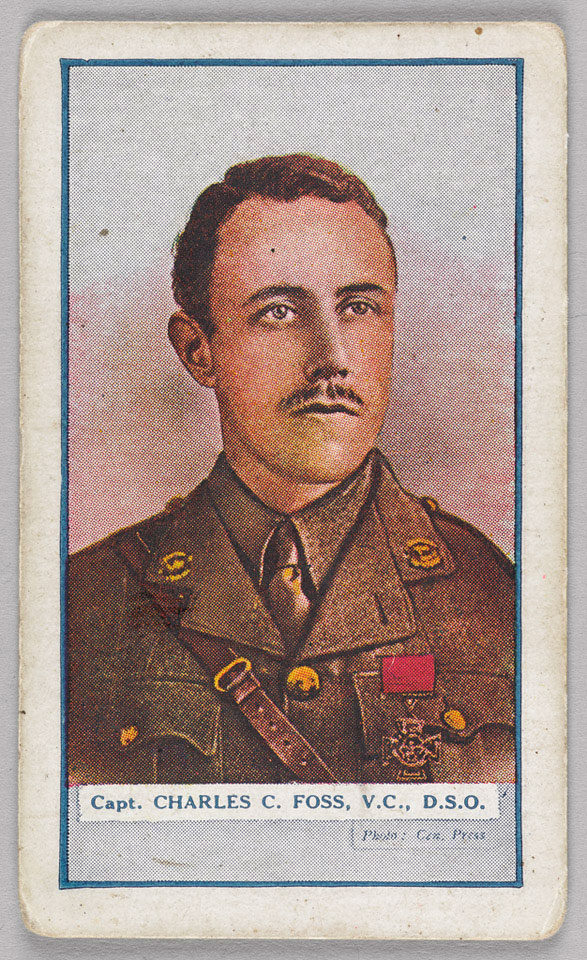 'Capt. Charles C. Foss, V.C., D.S.O', cigarette card, 1915 | Online ...