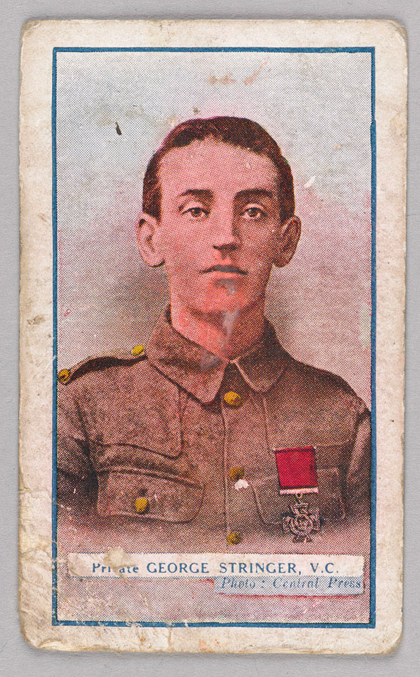 'Private George Stringer, V.C.', cigarette card, 1916 | Online ...