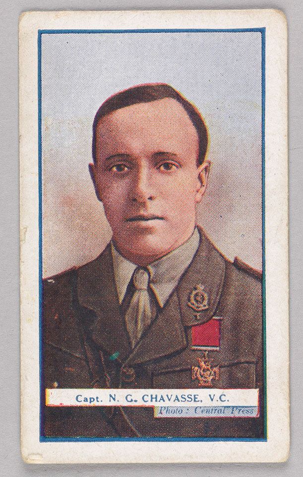 'Capt. N.G. Chavasse, V.C.', cigarette card, 1916 | Online Collection ...
