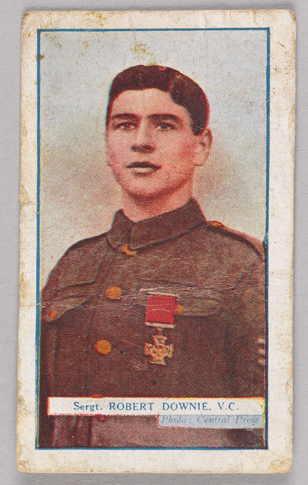 'Sergt. Robert Downie, V.C.', cigarette card, 1916 | Online Collection ...