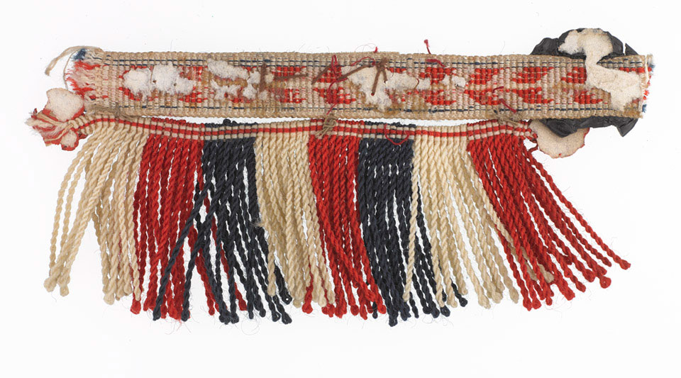 Lace and fringe sample, drummer of the 27th (Inniskilling) Regiment of ...