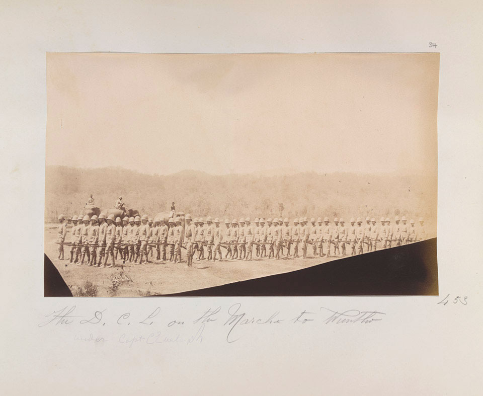 'The D.C.L. on the March to Wuntho', Burma, 1891 | Online Collection ...