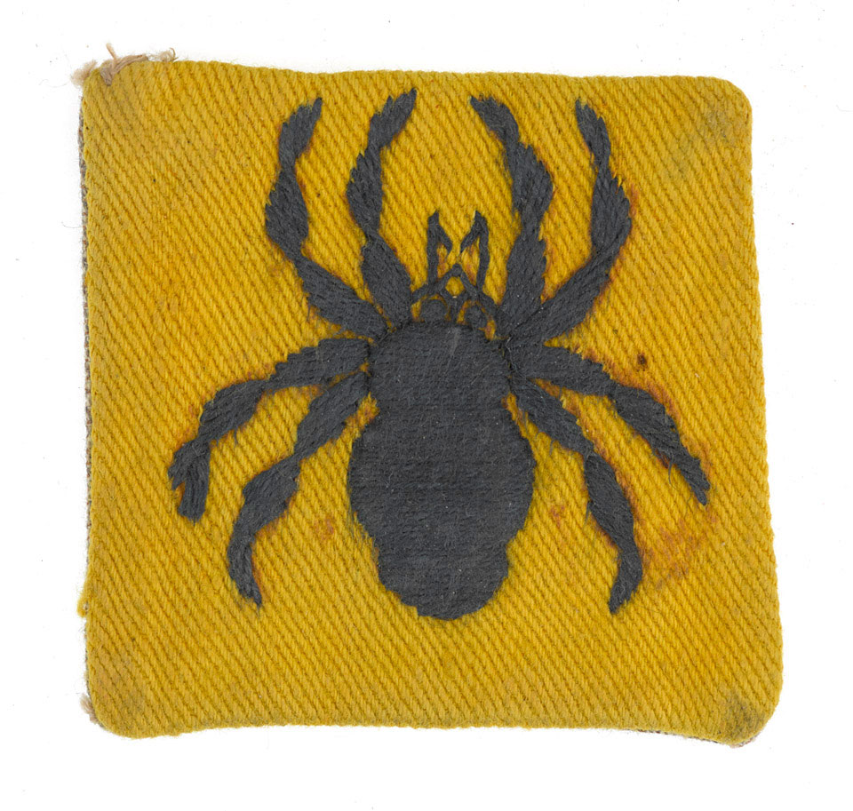 Formation badge, 81st West African Division, 'Black Tarantulas', 1944 ...