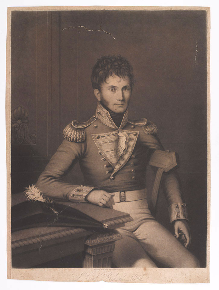 Lieutenant Colonel Richard Lloyd, 84th (York and Lancaster) Regiment of ...