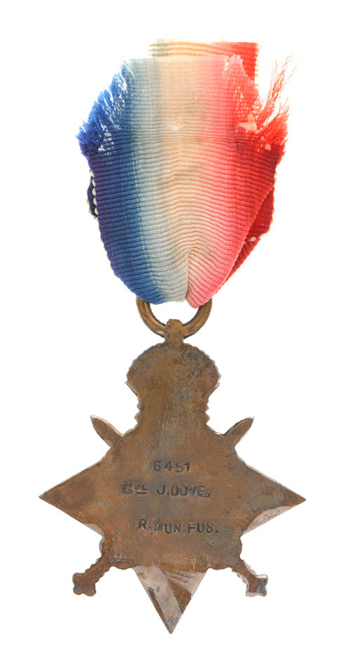 1914-15 Star, Corporal J T Dove, Royal Munster Fusiliers | Online ...