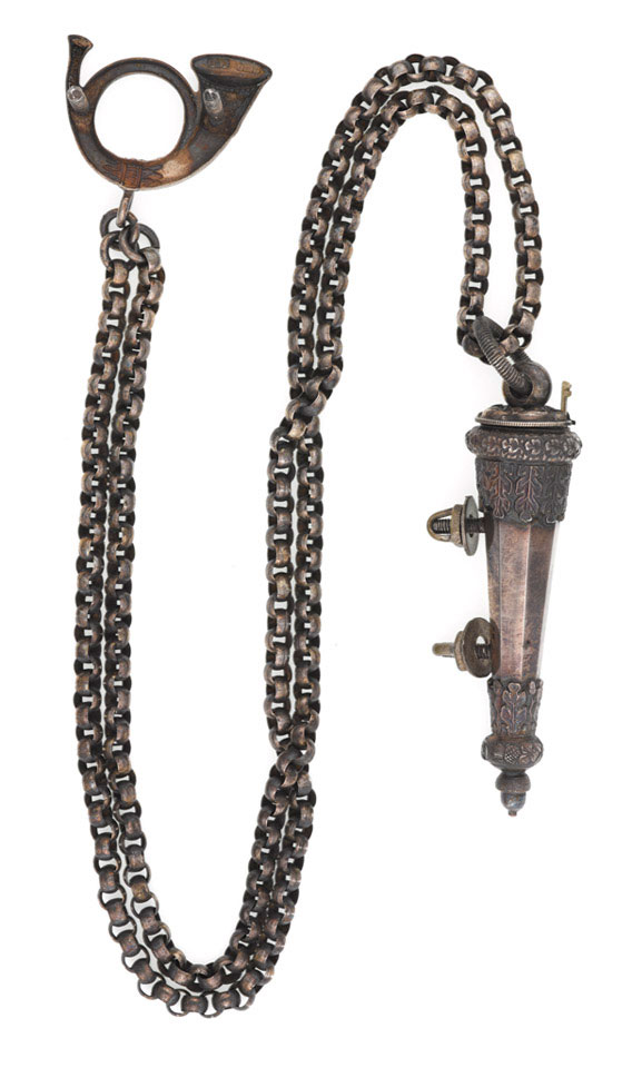 Whistle, boss and chain, 123rd Outram's Rifles, 1903-1922 | Online ...