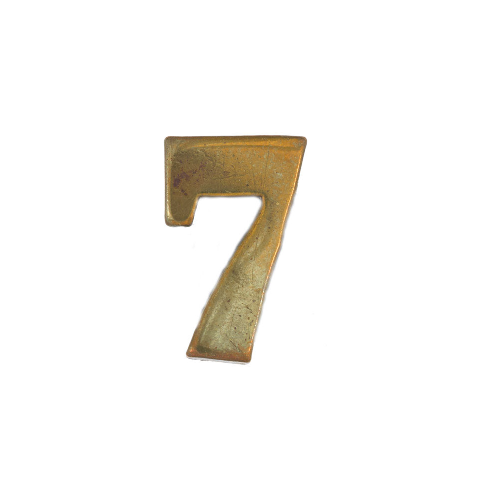 Shoulder title, 7th Madras Infantry, pre-1903 | Online Collection ...