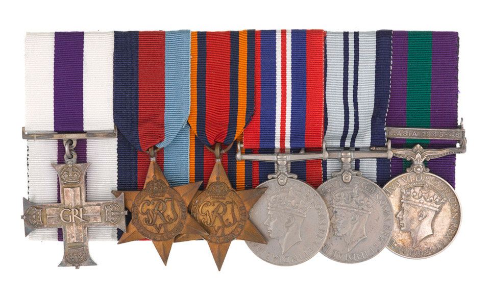 Military Cross medal group of Subadar Karam Singh, Machine Gun ...