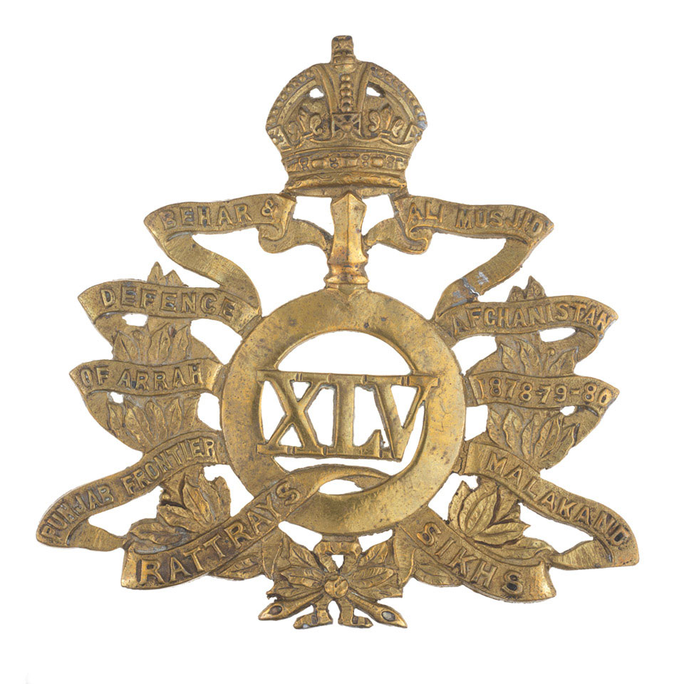 Belt ornament, 45th Rattray's Sikhs, 1901-1918 | Online Collection ...