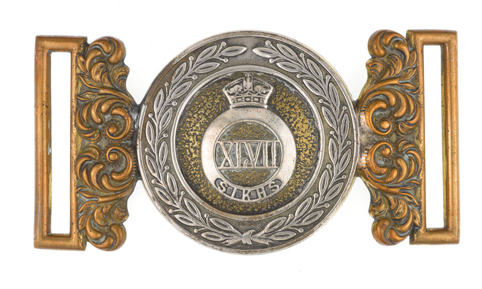 Waistbelt clasp, 47th Sikhs, 1901-1902 | Online Collection | National ...