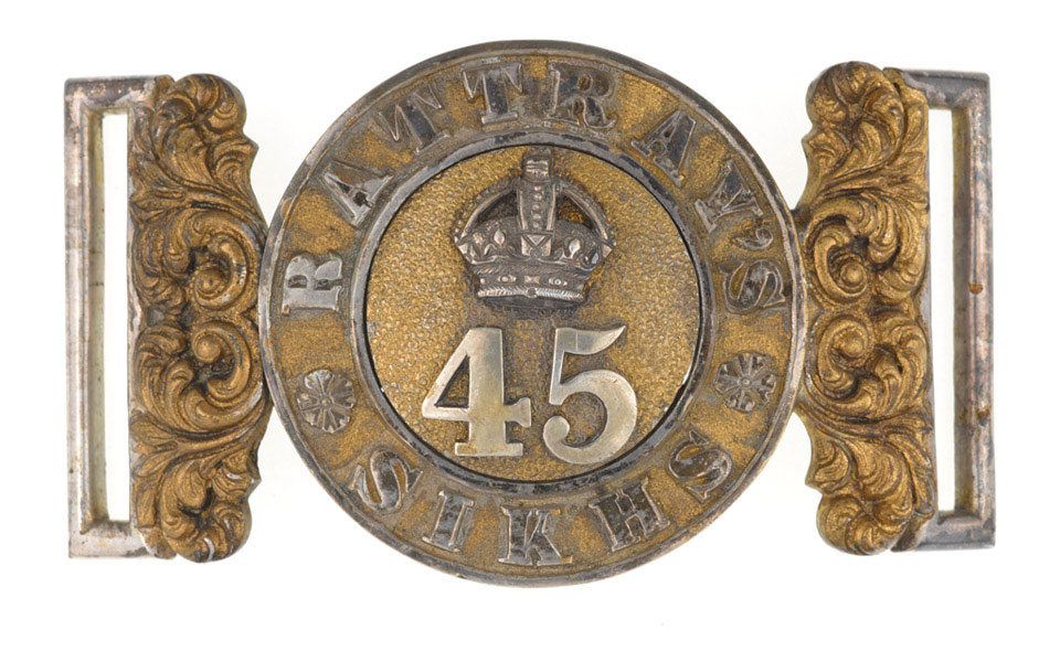 Waistbelt clasp, 45th Rattray's Sikhs, 1901-1922 | Online Collection ...