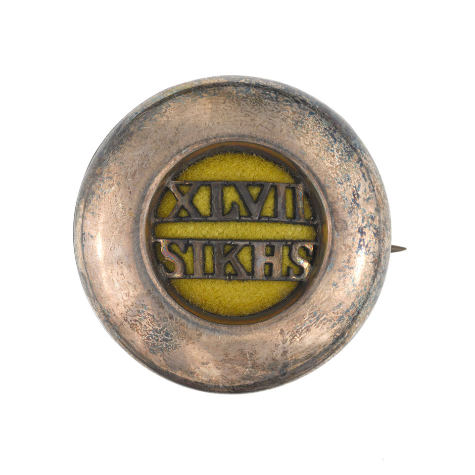 Pugri badge, 47th Sikhs, 1901-1922 | Online Collection | National Army ...