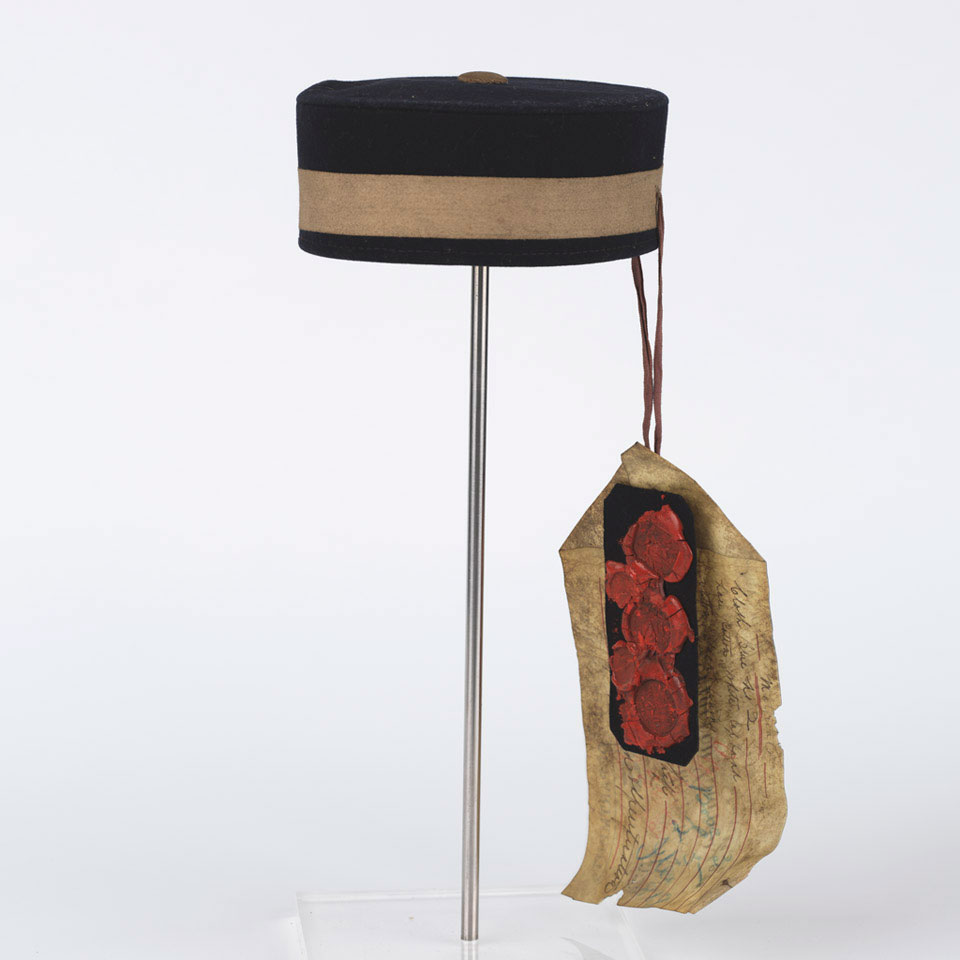 Forage cap, pillbox, other ranks, 2nd Dragoon Guards (Queen's Bays) and ...