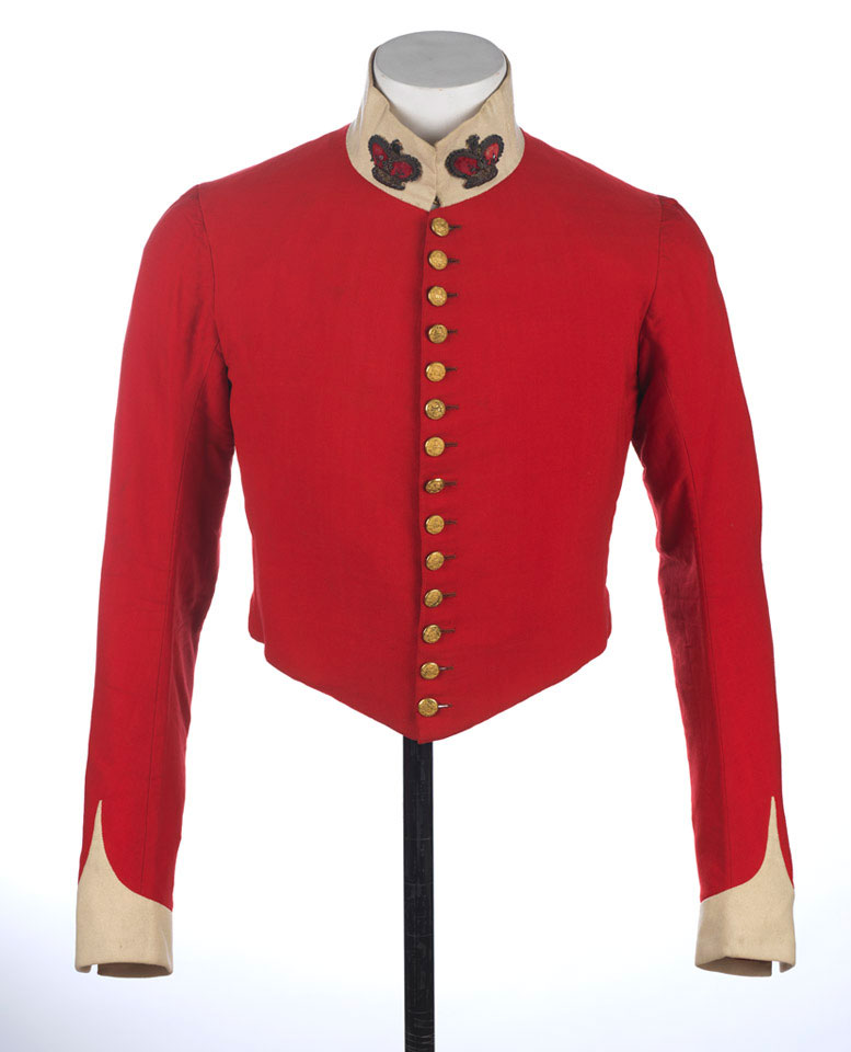 Shell jacket, Brigadier Charles Wahab, 45th Madras Native Infantry ...