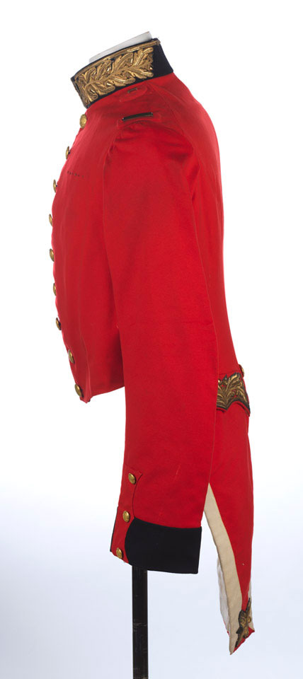 Coatee, Lieutenant Colonel Charles Wahab, Madras Army Staff, 1854 (c ...