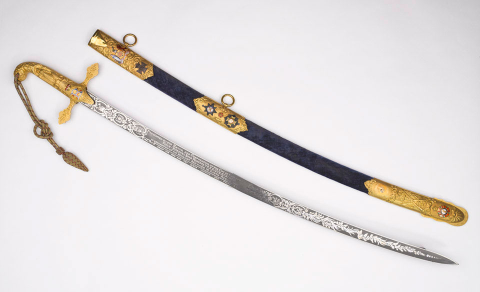 Presentation sword and scabbard, Field Marshal Lord Roberts, 1900 ...