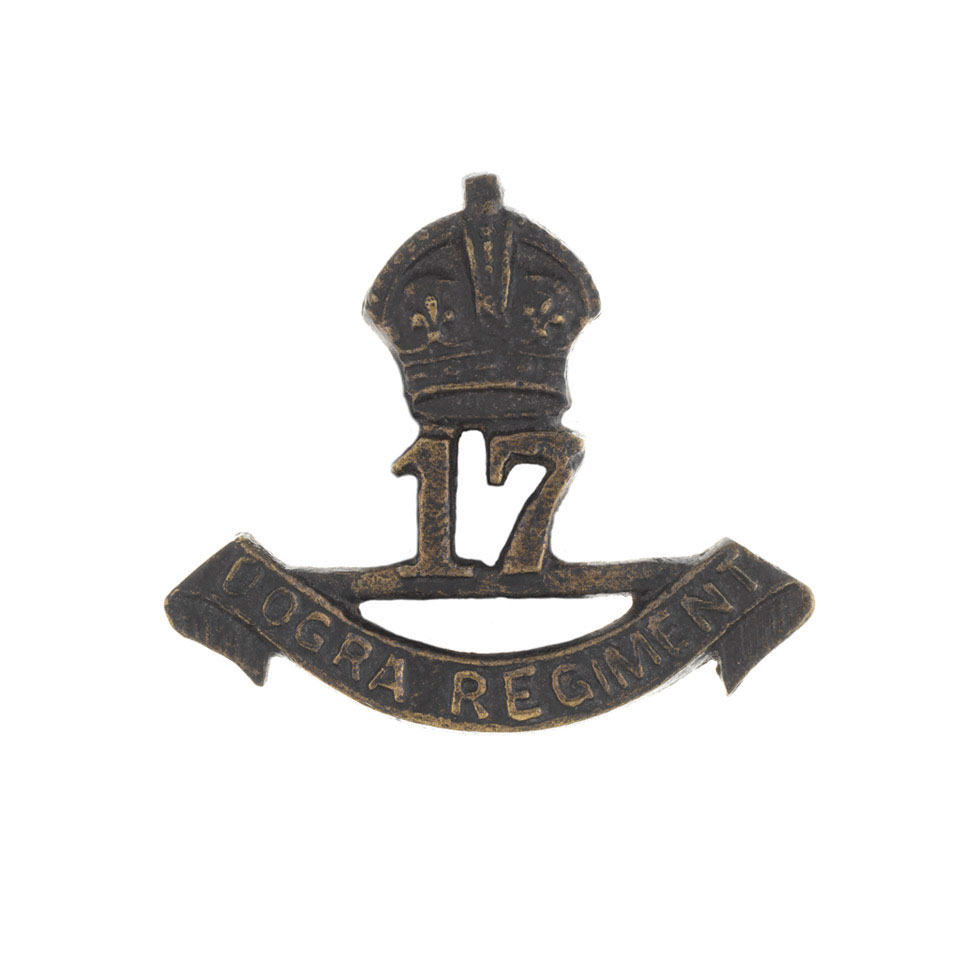 Officer's collar badge, 17th Dogra Regiment, 1922-1947 | Online ...