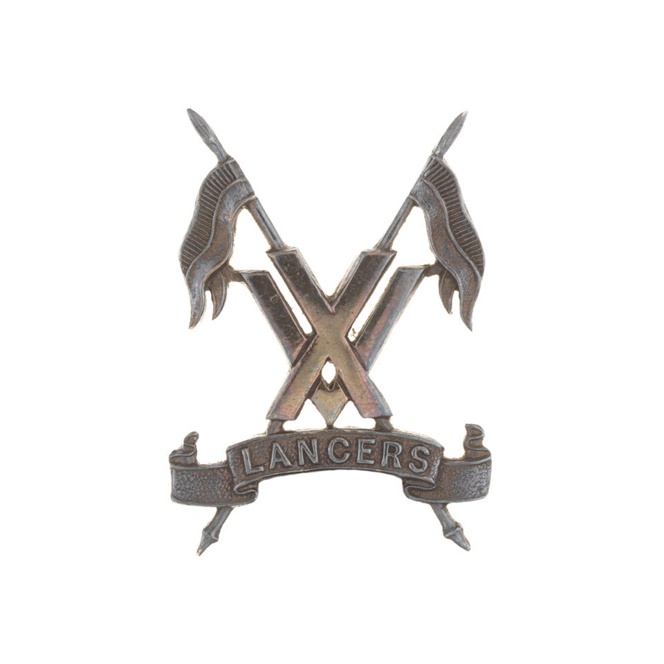 Cap badge, officer, 15th Lancers, 1924 (c) | Online Collection ...