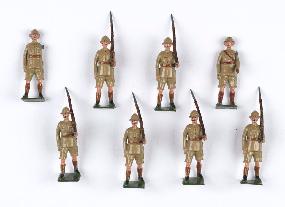 Box for model soldier set, British Infantry (Tropical Dress), William ...