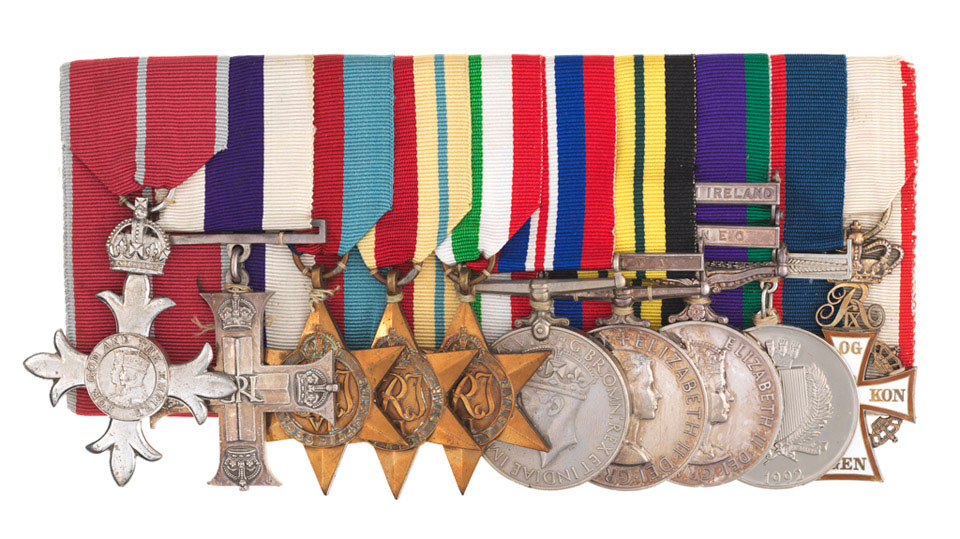 Medal group, Eric John Ransley MBE MC, The Buffs (East Kent Regiment ...