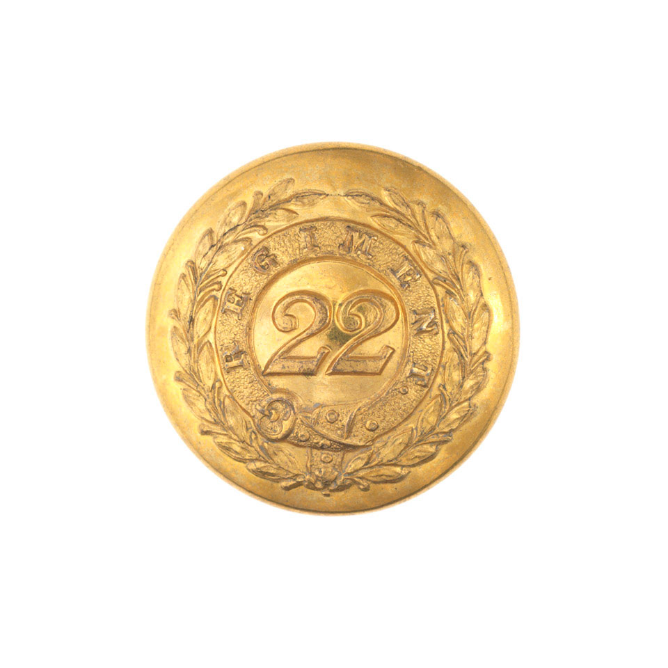 Button, 22nd Regiment of Bombay Infantry, pre-1903 | Online Collection ...