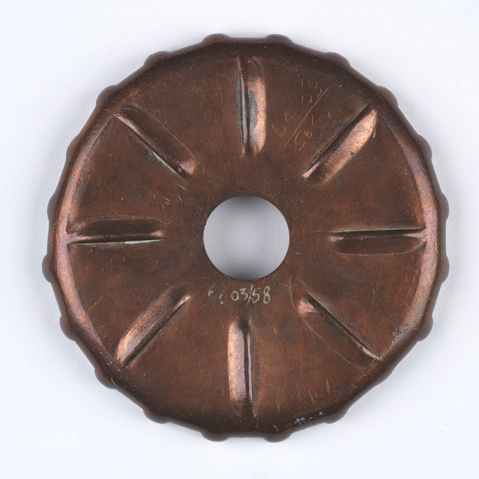 Gas check, 6.3 inch Rifled Muzzle Loading (RML) Howitzer, Mark I of 18 ...