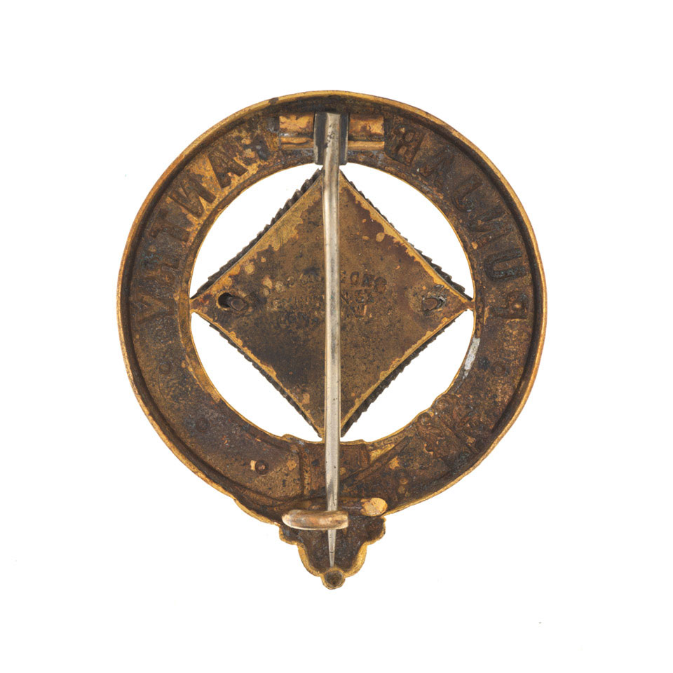 Pugri badge, 25th (Punjab) Regiment of Bengal Infantry, pre-1901 ...