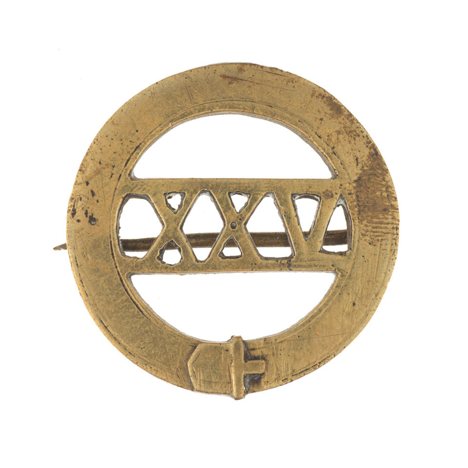 Pugri badge, 25th Punjabis, pre-1922 | Online Collection | National ...