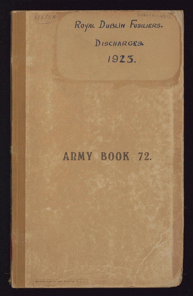 Discharge book, Royal Munster Fusiliers, 1923 | Online Collection ...