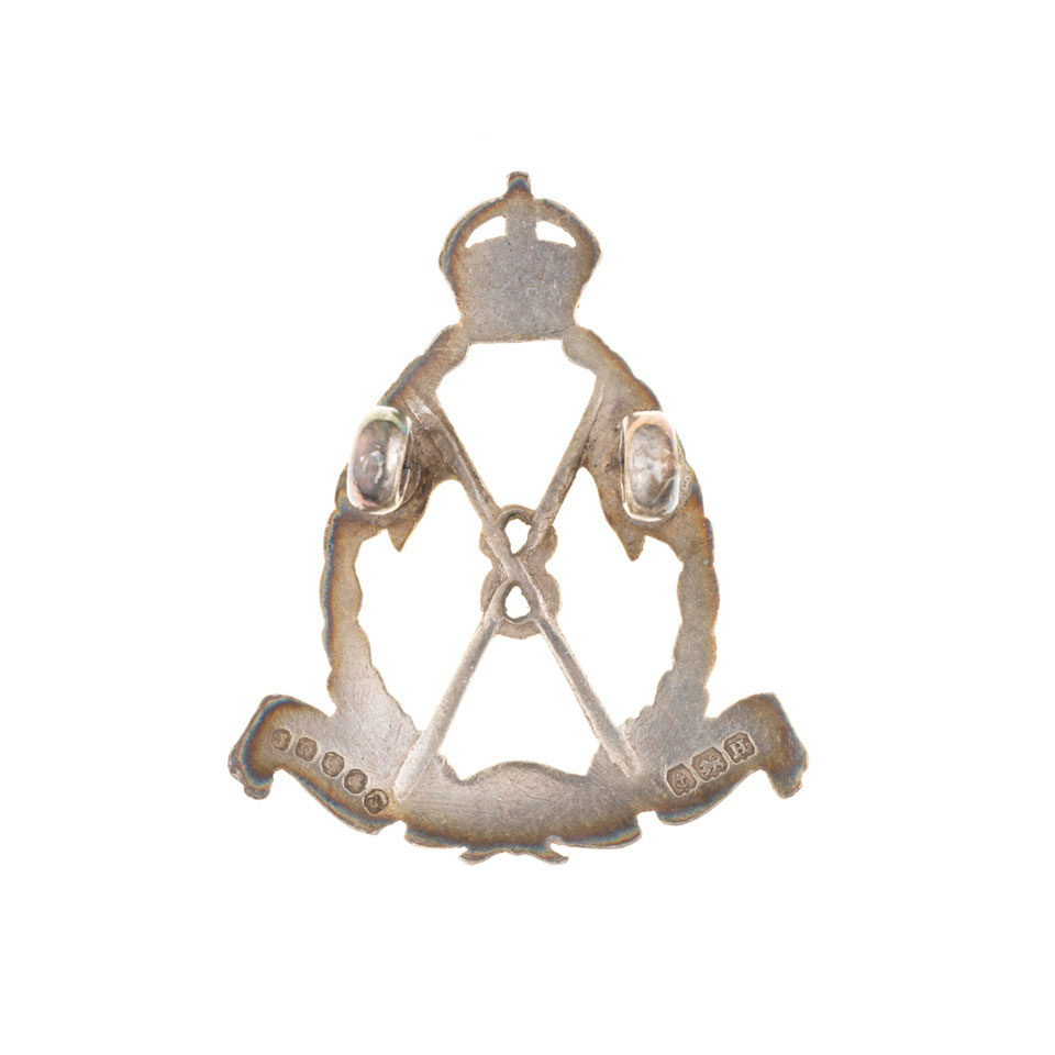 Collar badge, officer, 8th King George's Own Light Cavalry, 1922-1950 ...