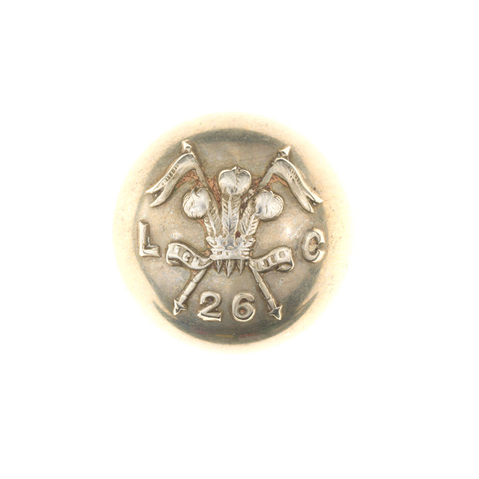 Button, 26th Prince of Wales's Own Light Cavalry, 1906-1922 | Online ...