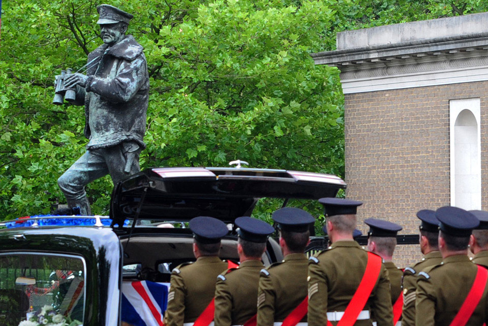 The funeral of Major Sean Birchall, 1st Battalion, Welsh Guards at the ...