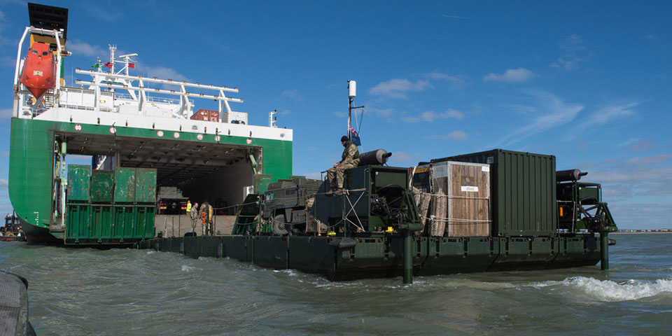 52 (Port) Squadron, 17 Port and Maritime Regiment, Exercise TRACTABLE ...