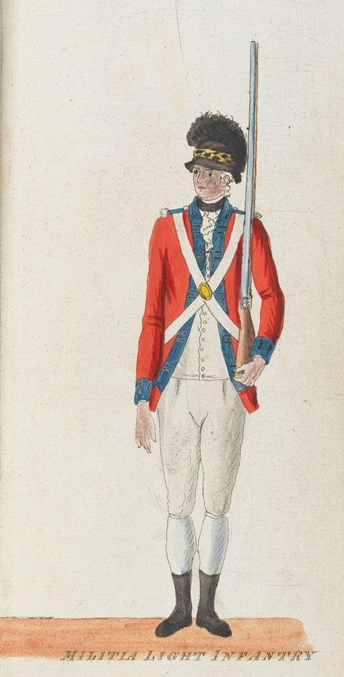 'Militia Light Infantry', 1780 (c) | Online Collection | National Army ...