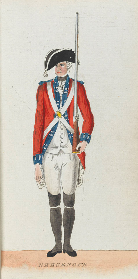 'Brecknock', Brecknock Militia, 1780 (c) | Online Collection | National ...