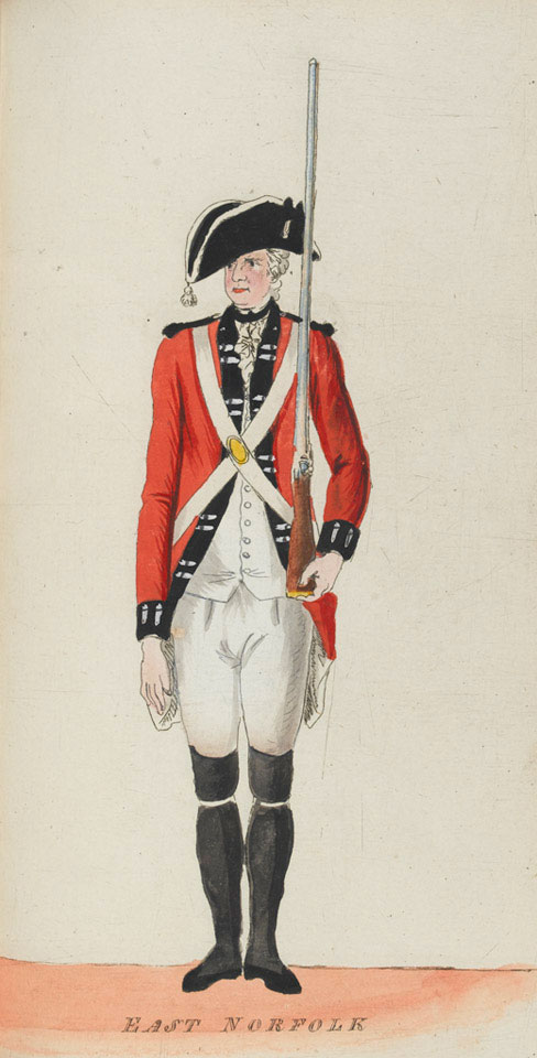 'East Norfolk', East Norfolk Militia, 1780 (c) | Online Collection ...