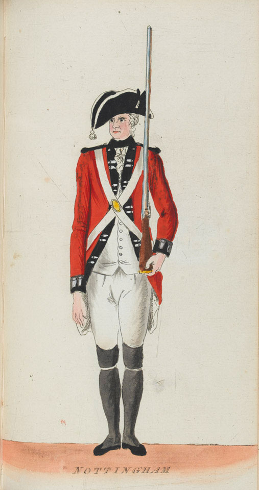 'Nottingham', Nottinghamshire Militia, 1780 (c) | Online Collection ...