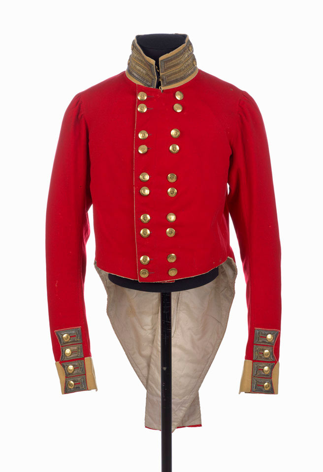 Coatee, Lieutenant Colonel John Hailes, 4th Regiment of Bengal Native ...