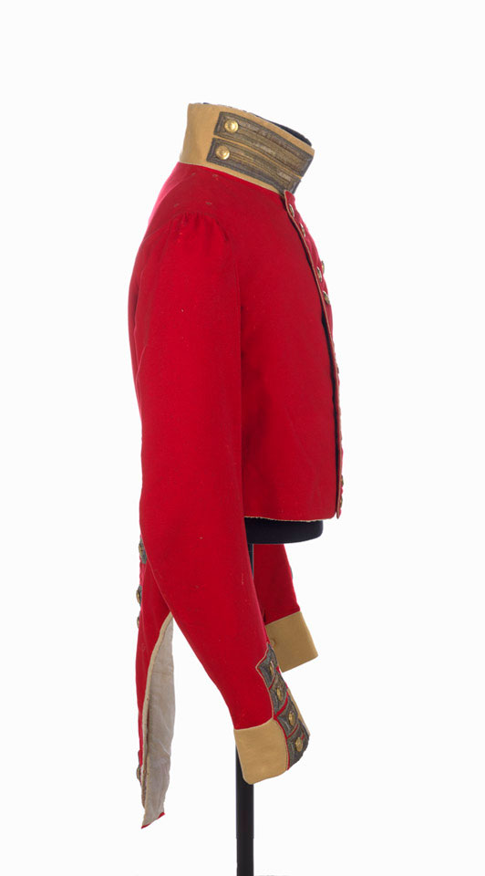 Coatee, Lieutenant Colonel John Hailes, 4th Regiment of Bengal Native ...