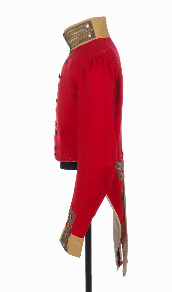 Coatee, Lieutenant Colonel John Hailes, 4th Regiment of Bengal Native ...