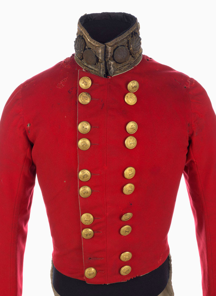 Coatee, Lieutenant William Bryce, 1st Madras European Fusiliers, 1849 ...