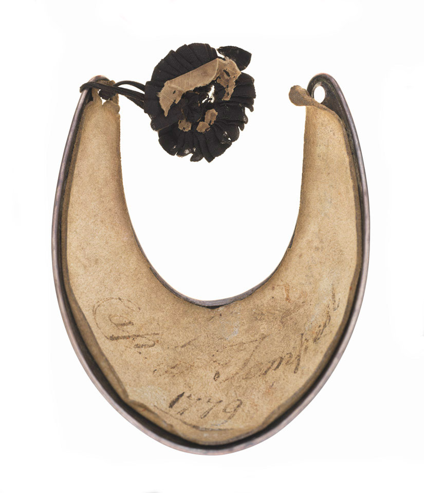 Officer's gorget, Captain J Tempest, 1st or West Kent Militia, 1779 ...